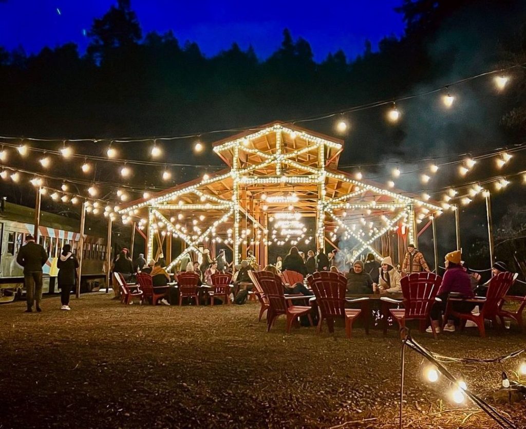 Take A Vintage Train To A Secret Bar In California’s Redwood Forest
